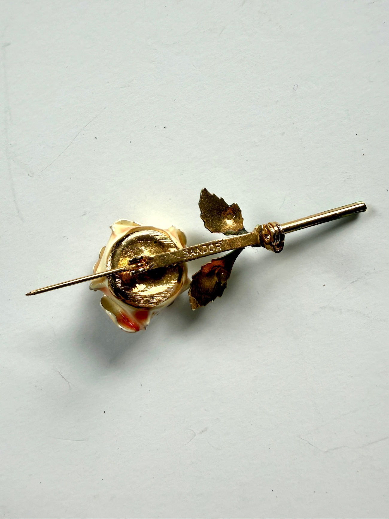 Sweet Enamel Flower Pin - Lesley Riley